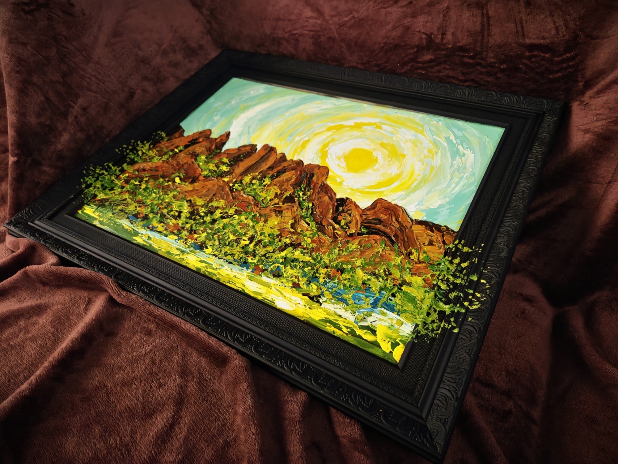 Vanessa Joyce Tria | Devils' Mountain: Obra MIMAROPA Live Painting (2024) | Available for Sale ...