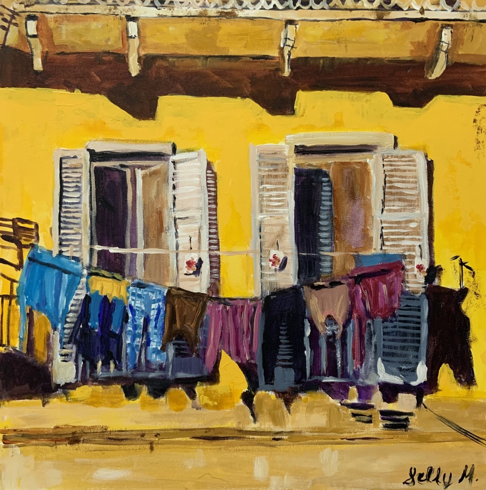 Roselle Manalastas | Clothesline at Corfu (2022) | Available for Sale ...