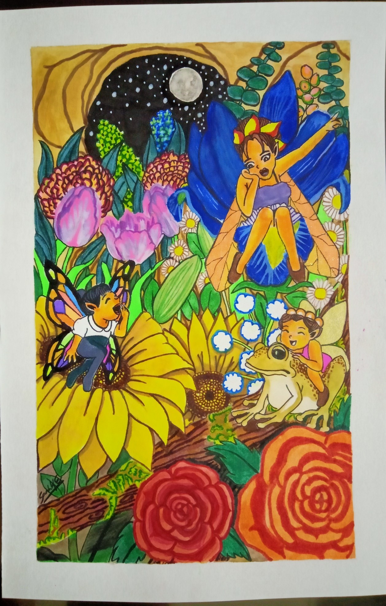 Sarah Kristel Estrera | Fairies Talk (2023) | Available for Sale - FilipinoArt.ph