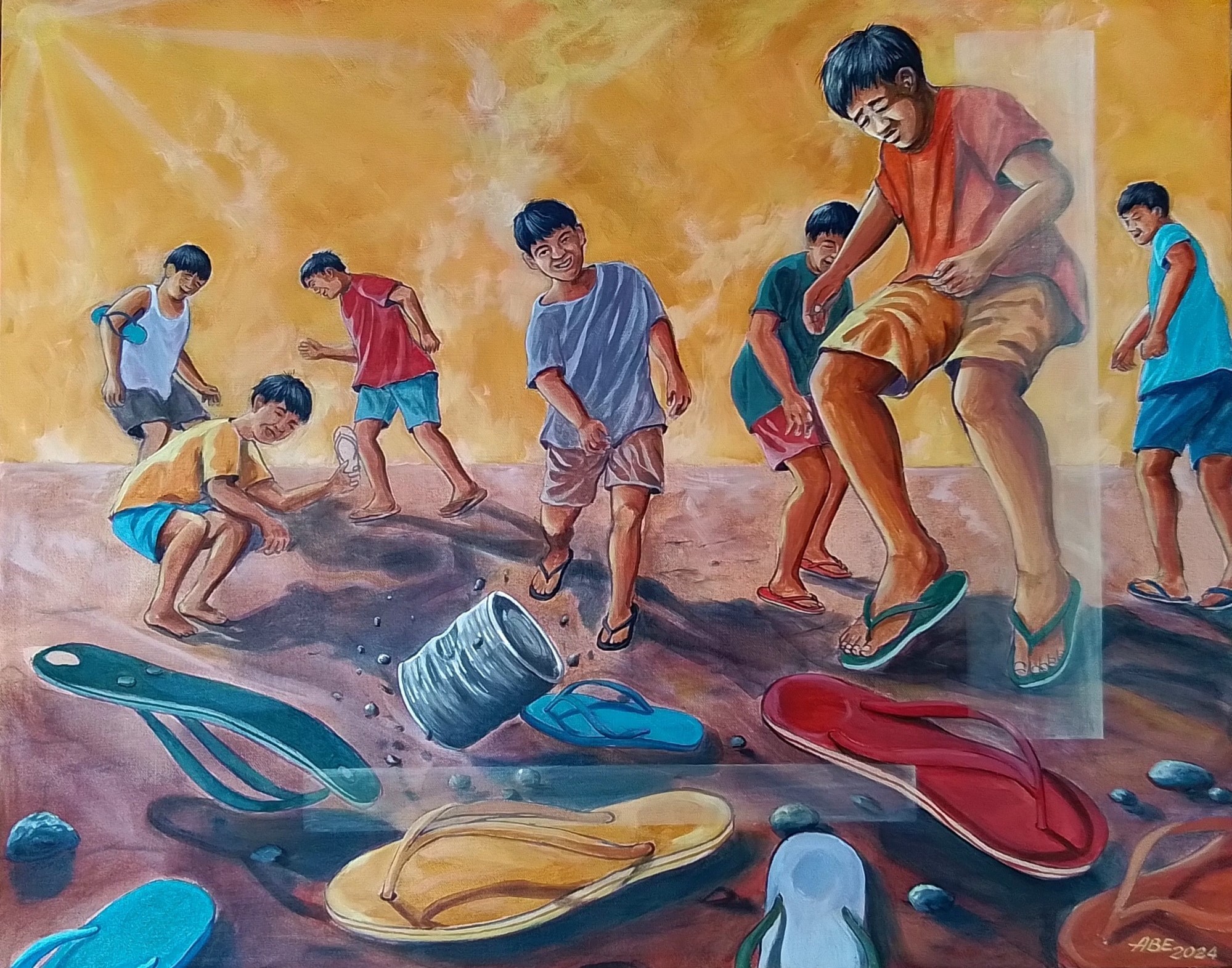 Abelardo Maceda Jr. | Tumbang Preso (2024) | Available for Sale - FilipinoArt.ph